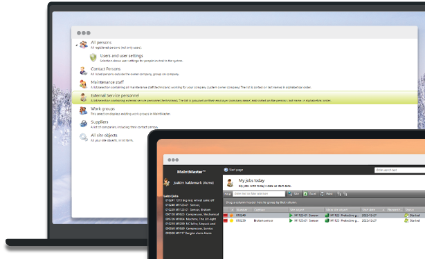 Maintenance system for Transport and Logistics
